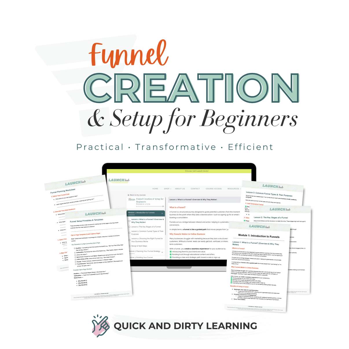 Funnel Creation & Setup for Beginners – The Launch Hub