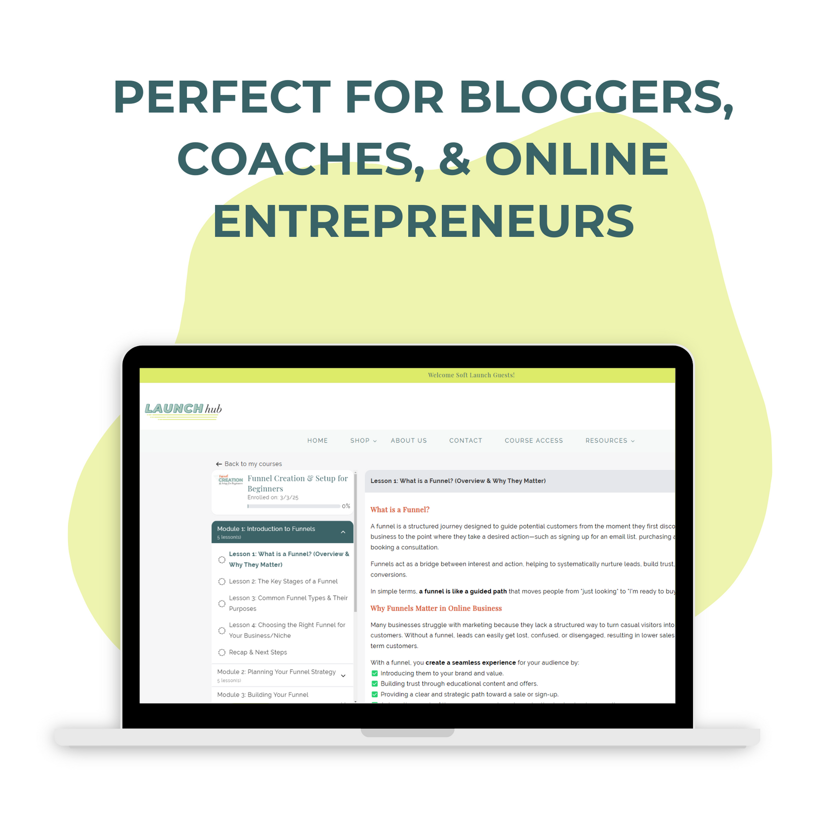 Funnel Creation & Setup for Beginners – The Launch Hub